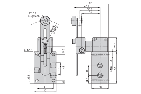 AIRTAC - แมคคานิควาล์ว Mechanical Valve แบบต่างๆ ZM3 Series